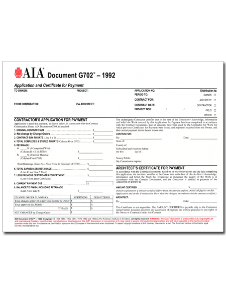 Aia Document G702 Fillable Form Mac Printable Forms Free Online